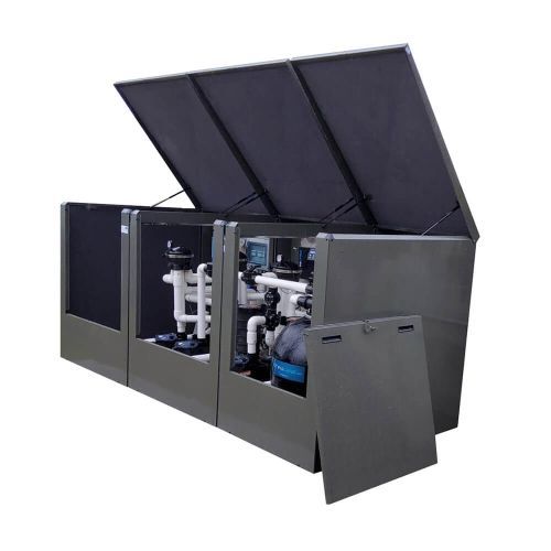 Acoustic Box 3656mm Wide Soundproof Pump and Filter Cover / Enclosure