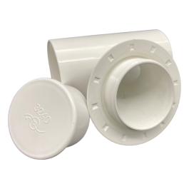 Spa Suction Tee c/w Bung-40mm E-1360 - Spa Spare Part