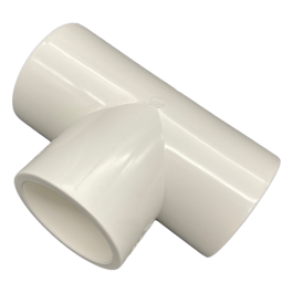 40mm PVC Tee Piece PFTP40 - Spa Spare Part