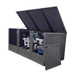 Acoustic Box 3156mm Wide Soundproof Pump and Filter Cover / Enclosure