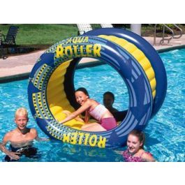 AquaFun Aqua Roller - Inflatable pool air Lounger / Toy / Rocker - 156x ...